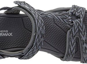 Skechers Performance Women's Go Walk Outdoors-Runyon Sport Sandal, charcoal, 7 M US