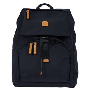 bric's x-travel excursion backpack - 15 inch - cute designer backpack for women and men - navy