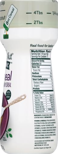 Beech-Nut Organic Oatmeal Baby Cereal Canister, 8 Ounce