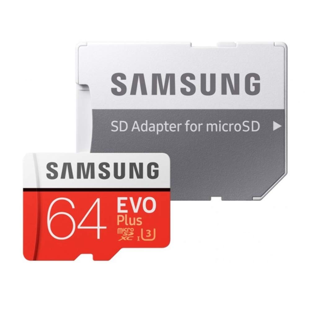 Samsung EVO Plus 64GB 100/MB/s Micro SDXC Memory Card with Adapter