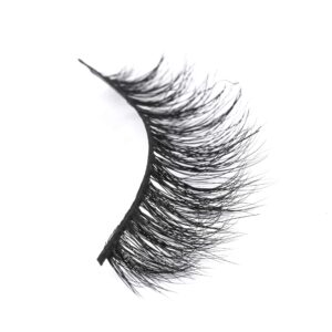 Luxurious Siberian Mink 3D False Eyelash LASGOOS Design Natural Look Messy Cross Daily Light Weight Reusable Fake Eyelashes Eye Makeup 5 Pairs/Box (A10)