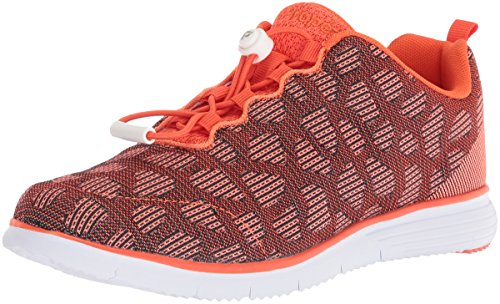 Propét Women's TravelFit Sneaker, Orange, 6.5 2E US