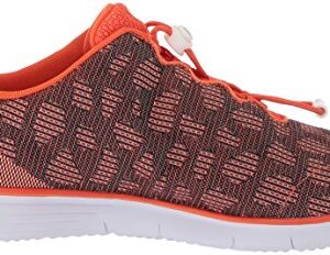 Propét Women's TravelFit Sneaker, Orange, 6.5 2E US