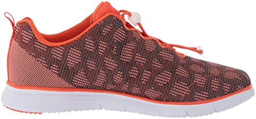 Propét Women's TravelFit Sneaker, Orange, 6.5 2E US