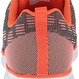 Propét Women's TravelFit Sneaker, Orange, 6.5 2E US