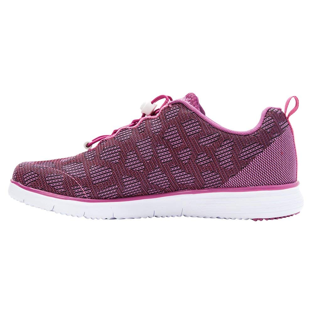 Propet Women's TravelFit Shoe, Berry, 6.5 Narrow US