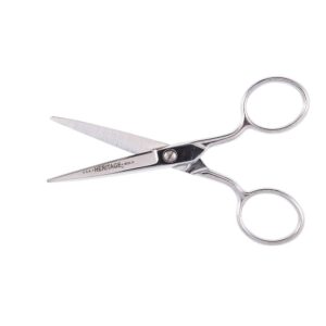 Klein Tools G405LR Scissors, Made in USA, Embroidery Scissor with Large Ring, Great for Sewing, Fabric, Electronics, More, 5-Inch