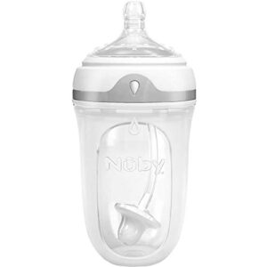 nuby comfort 360 silicone bottle, 8 ounce