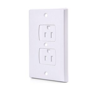 AUSTOR 12 Pack Baby Safety Electric Outlet Covers Baby Safety Self Closing Wall Socket Plugs Plate Alternate for Child Proofing