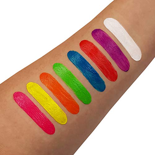 Moon Glow - Neon UV Paint Stick Body Crayon for the Face & Body – White