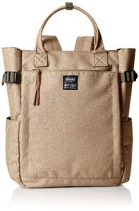 anello(アネロ) women regular 2-way tote backpack, biege