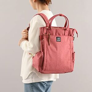 anello(アネロ) Women Regular 2-Way Tote Backpack, Biege