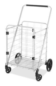 whitmor heavy duty utility cart with front door