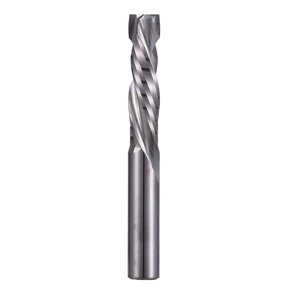 HOZLY 6X25mm UP &Down Cut Two Flutes Spiral Carbide Tool Cutters for CNC Router Compression Wood End Mill Bits