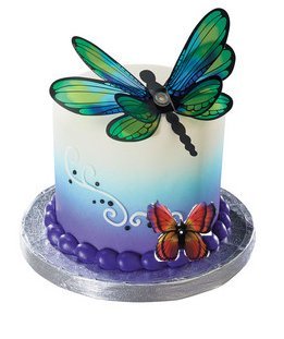 Set of 6 (2inch High Each) StyroFoam Cake Dummies 12inch 14inch 16inch with Butterfly Cake Decoration