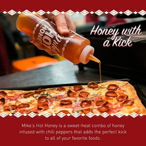 Mike's Hot Honey, America's #1 Brand of Hot Honey, Spicy Honey, All Natural 100% Pure Honey Infused with Chili Peppers, Gluten-Free, Paleo-Friendly (24 oz Chef’s Bottle, 1 Pack)