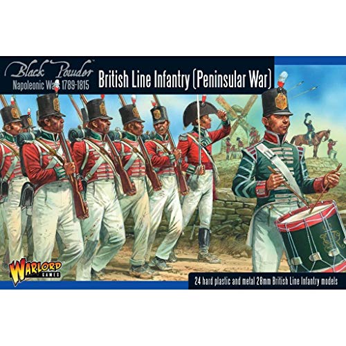 Black Powder British Line Infantry Peninsular War Military Wargaming Plastic Model Kit