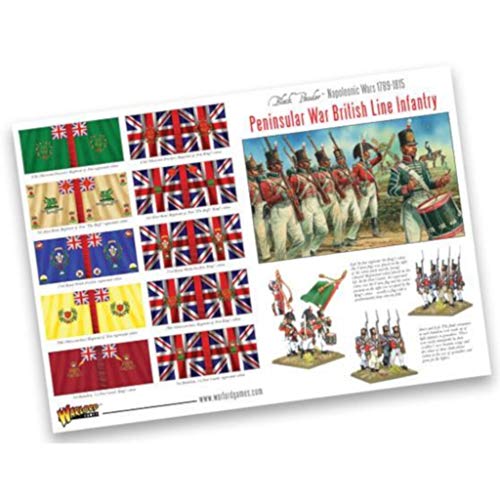 Black Powder British Line Infantry Peninsular War Military Wargaming Plastic Model Kit