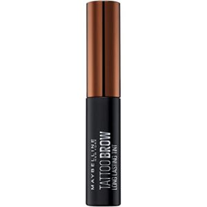 maybelline new york brow tattoo longlasting tint, light brown, 4.9 ml