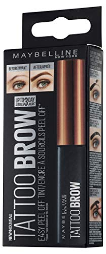 Maybelline New York Brow Tattoo Longlasting Tint, Light Brown, 4.9 ml