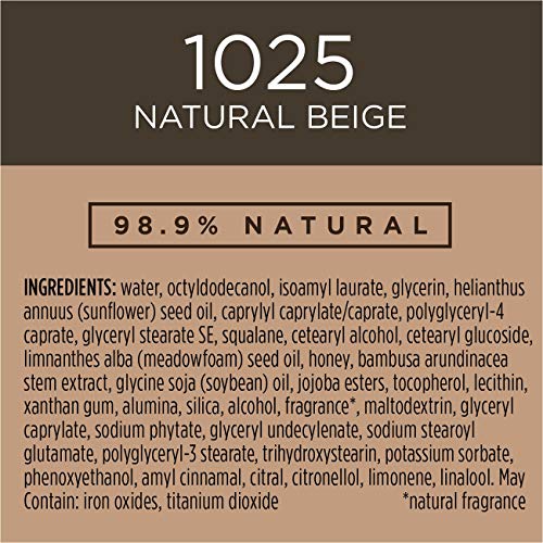 Burt's Bees Goodness Glows Liquid Makeup, Natural Beige - 1.0 Ounce