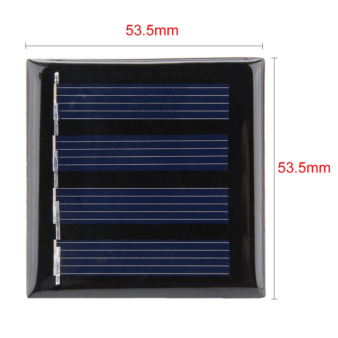 uxcell 5Pcs 2V 80mA Poly Mini Solar Cell Panel Module DIY f Phone Light Toys Charger 53.5mm x 53.5mm