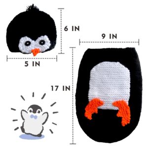 Unisex Newborn Baby Photography Props Cute Penguin Sleeping Bag Halloween Costume (Penguin)