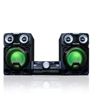 toshiba ty-asw8000 800 watt bluetooth stereo sound system: wireless mini component home speaker system with led lights