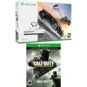 xbox one s 1tb console - forza horizon 3 + call of duty: infinite warfare legacy edition bundle