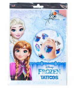 savvi disney temporary tattoos, set of 50, disney frozen