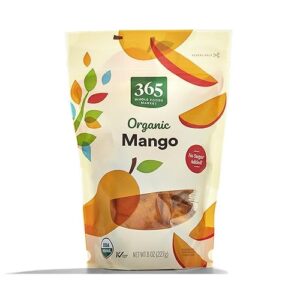 365 by whole foods market, mango slices organic, 8 ounce