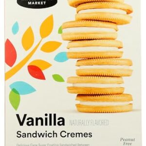 365 by Whole Foods Market, Vanilla Sandwich Creme Cookies, 20 Ounce