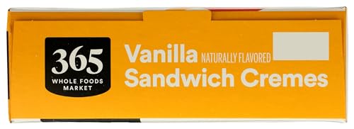 365 by Whole Foods Market, Vanilla Sandwich Creme Cookies, 20 Ounce