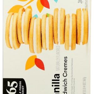 365 by Whole Foods Market, Vanilla Sandwich Creme Cookies, 20 Ounce