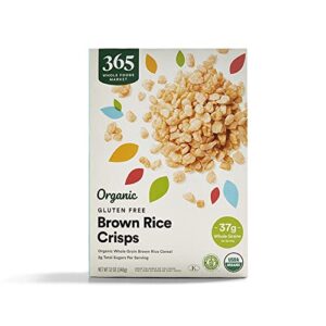 365 by whole foods market, organic brown rice crisps cereal, 12 ounce