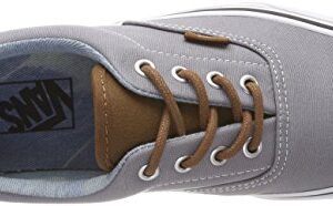 Vans Unisex Low-Top Sneakers, Grey ((C/Yellow) Frost Gray/Acid Denim Q70), 12 US Women