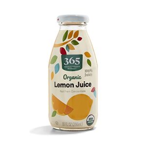 365 by whole foods market, organic lemon juice, 10 fl oz