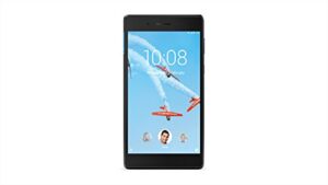 lenovo tab 7 essential, 7-inch android tablet, mediatek 64-bit (quad-core 1.3 ghz) processor, 1gb ram, 16gb storage, black, za300146us