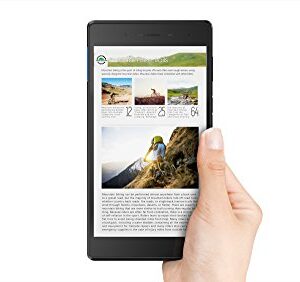 Lenovo Tab 7 Essential, 7-Inch Android Tablet, MediaTek 64-bit (Quad-Core 1.3 GHz) Processor, 1GB RAM, 16GB Storage, Black, ZA300146US