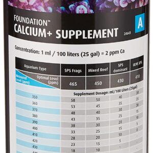 Aqcult 306167 1 Ltr Red Reefer Foundation A Calcium & Strontium