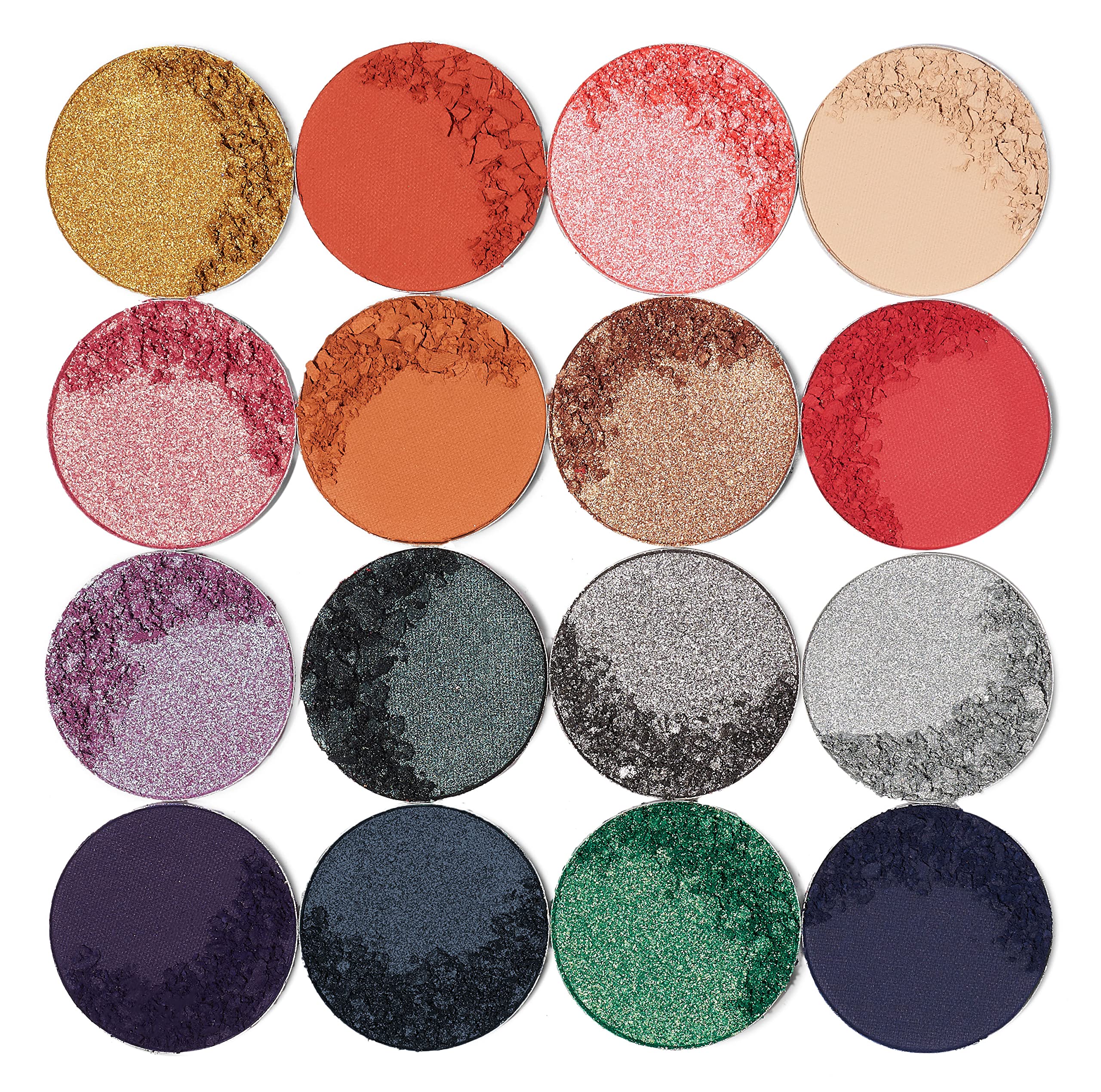 Juvia's Place The Magic Mini - Bright and Bold Red, Shades of 16, Eyeshadow Palette, Professional Eye Makeup, Pigmented Eyeshadow Palette, Makeup Palette for Eye Color & Shine