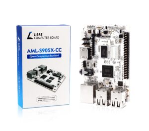 libre computer board aml-s905x-cc (le potato) 1gb 64-bit mini computer for 4k media