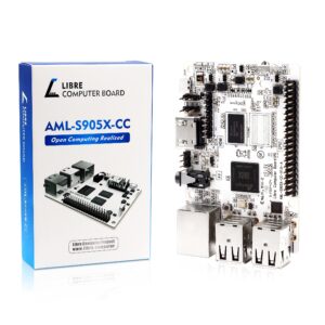 Libre Computer Board AML-S905X-CC (Le Potato) 1GB 64-bit Mini Computer for 4K Media