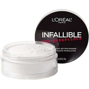 l'oreal paris makeup infallible pro-sweep and lock loose matte setting face powder