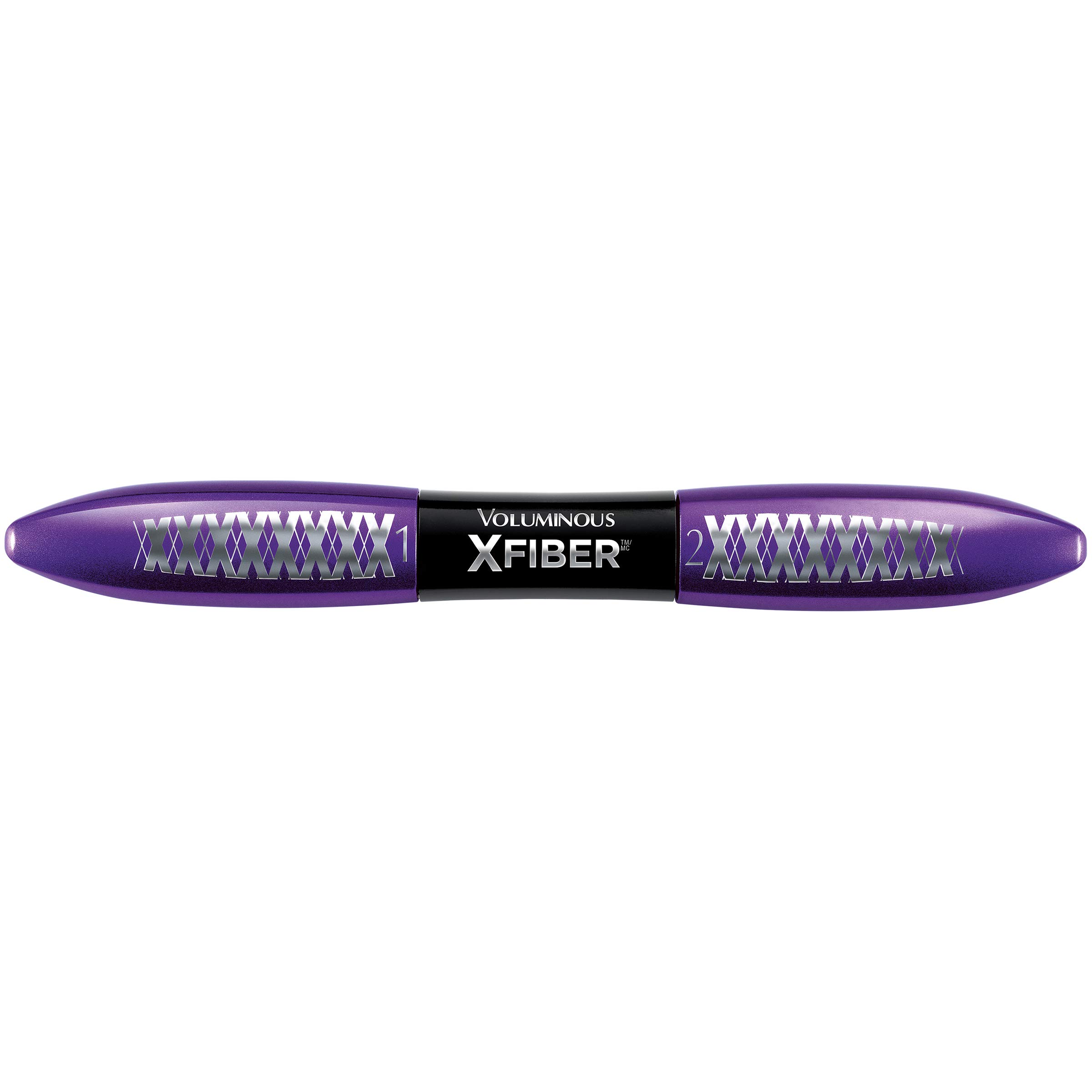 L'Oreal Paris Voluminous X Fiber Washable Mascara, Blackest Black, 1 Tube