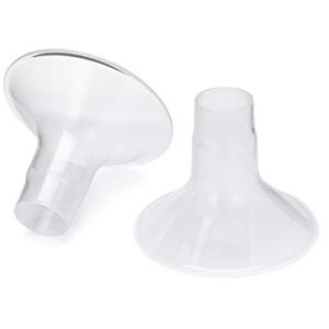 Motif Medical Duo Breast Shields Flanges - Replacement Parts for Duo Breast Pump (21mm) - Enhance Pumping Efficiency