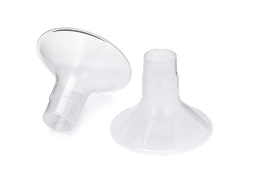 Motif Medical Duo Breast Shields Flanges - Replacement Parts for Duo Breast Pump (21mm) - Enhance Pumping Efficiency