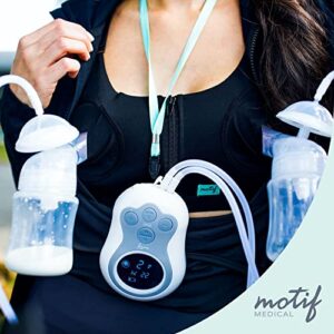 Motif Medical Duo Breast Shields Flanges - Replacement Parts for Duo Breast Pump (21mm) - Enhance Pumping Efficiency