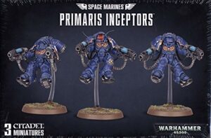 games workshop 99120101193 "space marines primaris inceptors plastic kit,black