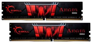 g.skill 16gb ddr4 aegis 2400mhz pc4-19200 cl17 dual channel memory kit (2x8gb)